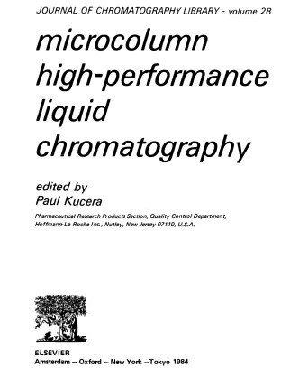 خرید و قیمت دانلود کتاب Microcolumn High-Performance Liquid ...