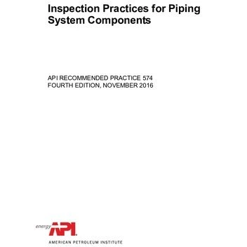 خرید و قیمت دانلود کتاب API RP 574 Inspection Practices for Piping ...