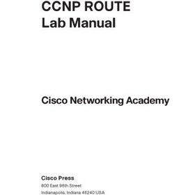 خرید و قیمت دانلود کتاب CCNP ROUTE Lab Manual 2010 | ترب