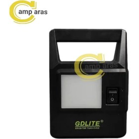 خرید و قیمت پروژکتور شارژی خورشیدی جی دی لایت مدل GDLITE GD-8030 و پاوربانک | ترب