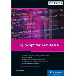 خرید و قیمت دانلود کتاب SQLScript for SAP HANA - Pdf | ترب