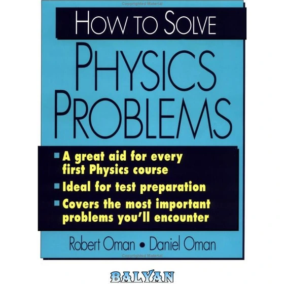 خرید و قیمت دانلود کتاب How To Solve Physics Problems ترب