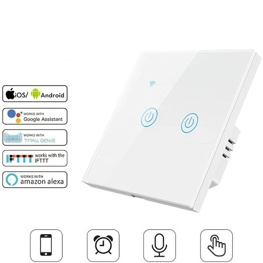 خرید و قیمت کلید دو پل تویا هوشمند لمسی مدل smart c2 | ترب