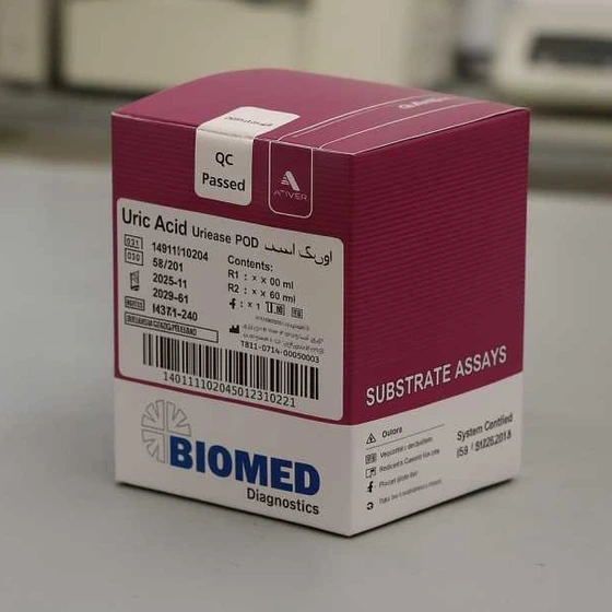 خرید و قیمت کیت بیوشیمی URIC ACIDبرند BIOMED | ترب