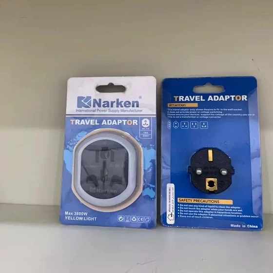 خرید و قیمت مبدل 3 به 2 نارکن چراغ دار Narken ( باکیفیت عالی) | ترب