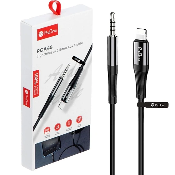 خرید و قیمت کابل تبدیل ProOne PCA48 Lightning To AUX 1m | ترب