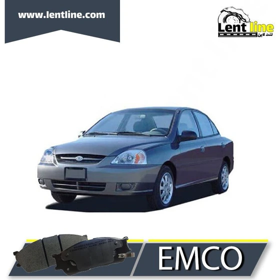 خرید و قیمت لنت ترمز جلو ریو برند EMCO | ترب