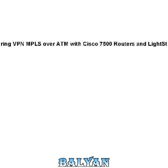 خرید و قیمت دانلود کتاب Configuring Vpn Mpls Over Atm With Cisco 7500 ...