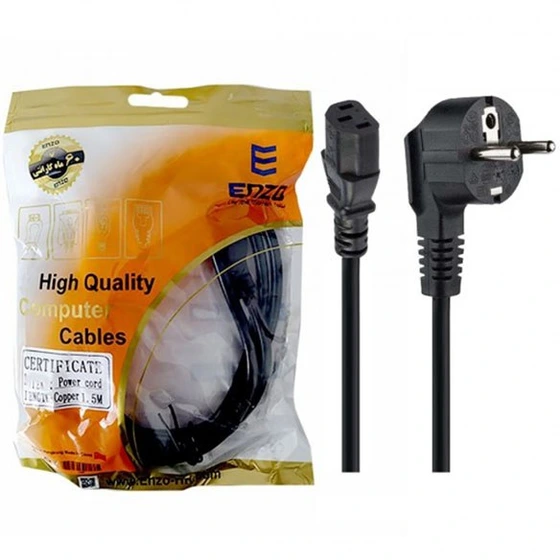 خرید و قیمت کابل برق کامپیوتر 1.5m انزو ENZO | ترب