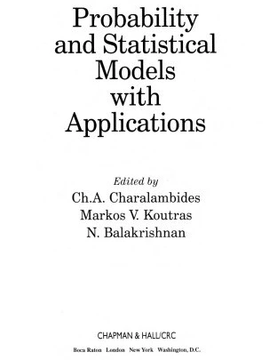 خرید و قیمت دانلود کتاب Probability and statistical models with applications ویرایش 1 | ترب