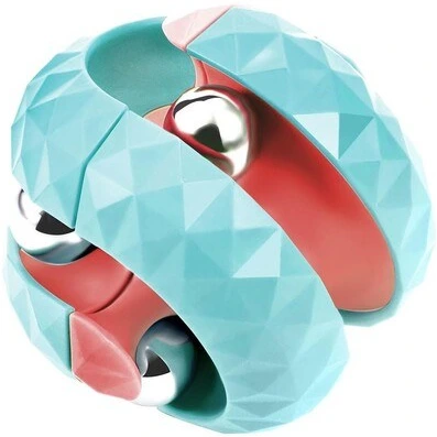 خرید و قیمت روبیک گوی چرخشی مدل bead orbit ،سبز آبی | ترب