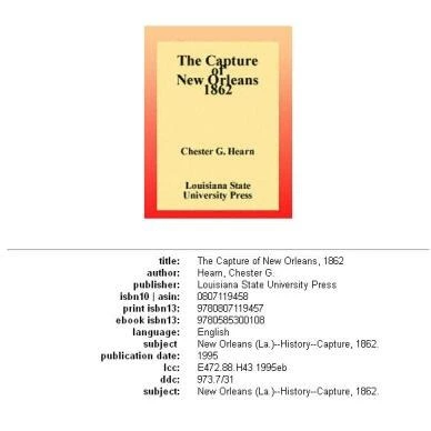 خرید و قیمت دانلود کتاب The Capture of New Orleans, 1862 First Edition ...
