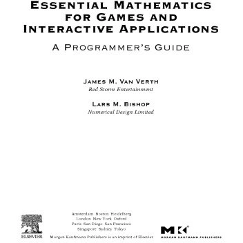 خرید و قیمت دانلود کتاب Essential mathematics for games and interactive applications : a ...