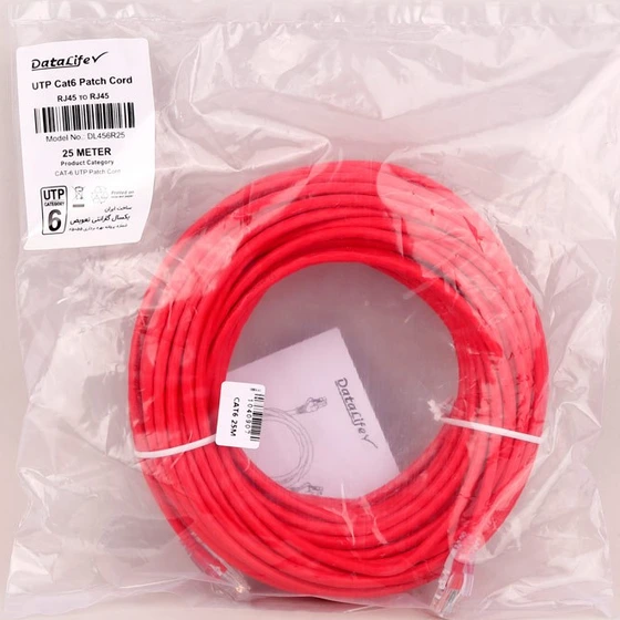 خرید و قیمت کابل شبکه DataLife DL456R25 UTP Cat6 25m | ترب