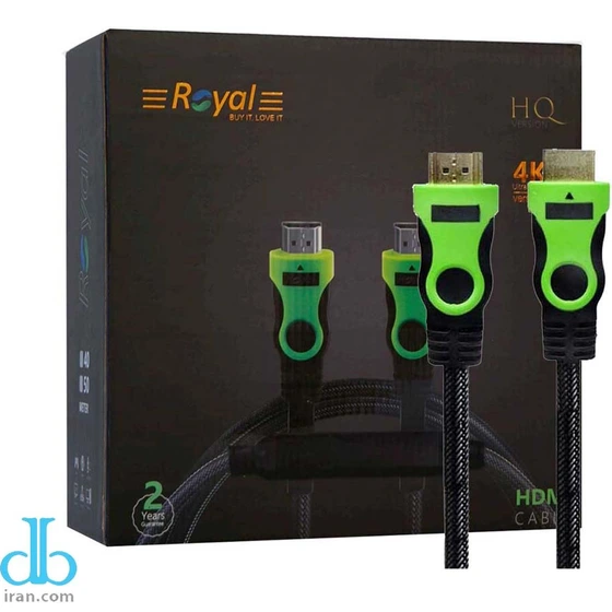 خرید و قیمت کابل HDMI رویال مدل Royal 4K 40M دارای IC | ترب