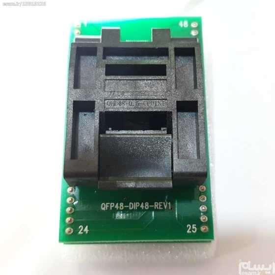 خرید و قیمت مبدل سوکت پروگرامر TQFP48 QFP48 LQFP48 به DIP48 | ترب