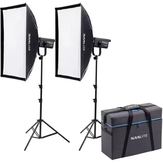 خرید و قیمت کیت نور ثابت نانلایت Nanlite FS-200 LED 2 Light Kit | ترب