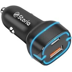 خرید و قیمت شارژر فندکی 38 وات استوریا مدل ST-AC01 | ترب