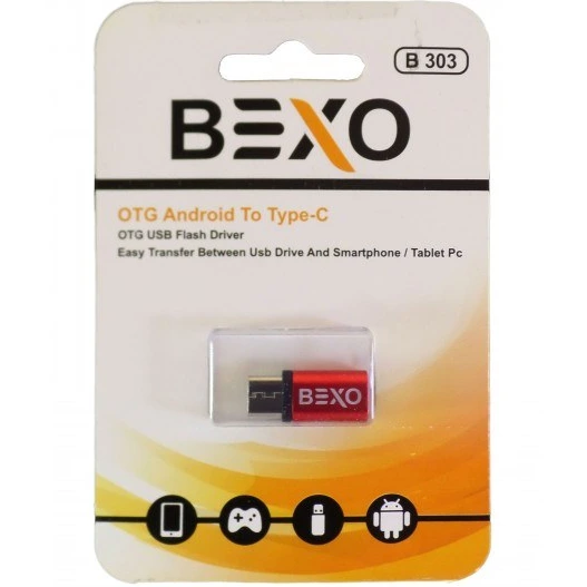 خرید و قیمت تبدیل Micro USB به BEXO TYPE-C مدل B303 | ترب