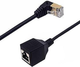 خرید و قیمت Kework 1.5ft RJ45 Cat8 Extension Ethernet Cable, 90 Degree ...