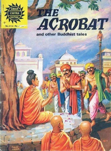خرید و قیمت دانلود کتاب The Acrobat- Buddhist Tales ( Amar Chitra Katha ...