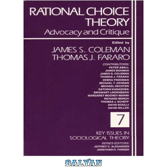 خرید و قیمت دانلود کتاب Rational Choice Theory: Advocacy and Critique | ترب