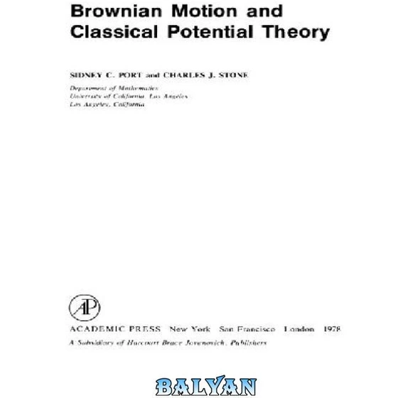 خرید و قیمت دانلود کتاب Brownian motion and classical potential theory ...