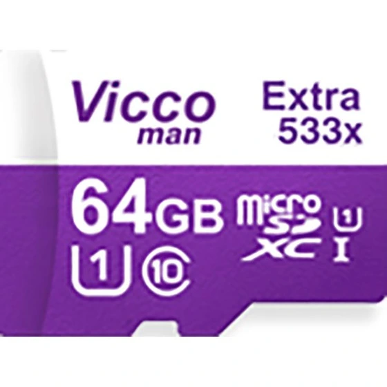 خرید و قیمت کارت حافظه microSDHC ویکومن مدل Extre 533X ظرفیت 64 گیگابایت همراه با آداپتور SD | ترب