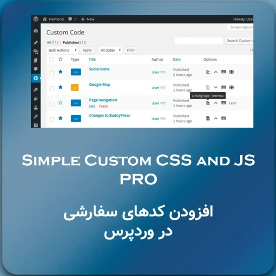 خرید و قیمت Simple Custom CSS and JS PRO | افزونه افزودن کدهای سفارشی در وردپرس | ترب