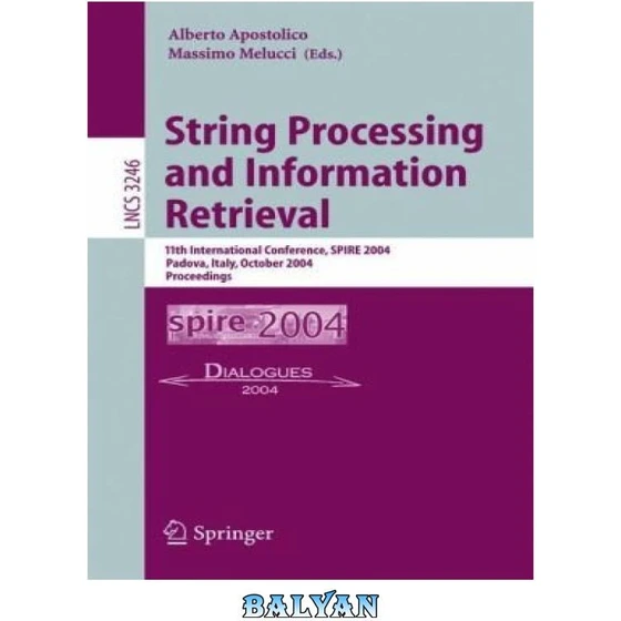 خرید و قیمت دانلود کتاب String Processing and Information Retrieval ...