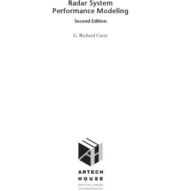 خرید و قیمت دانلود کتاب Radar system performance modeling 2nd ed | ترب