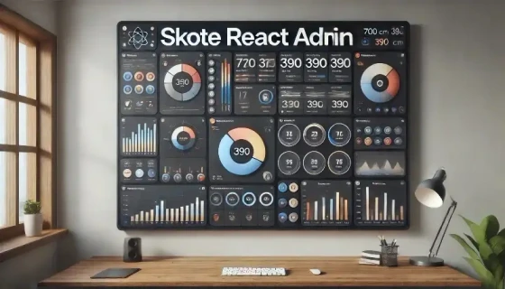 خرید و قیمت قالب Skote برای React داشبورد مدیریتی حرفه‌ای با Redux، فرم‌ساز و طراحی واکنش‌گرا | ترب