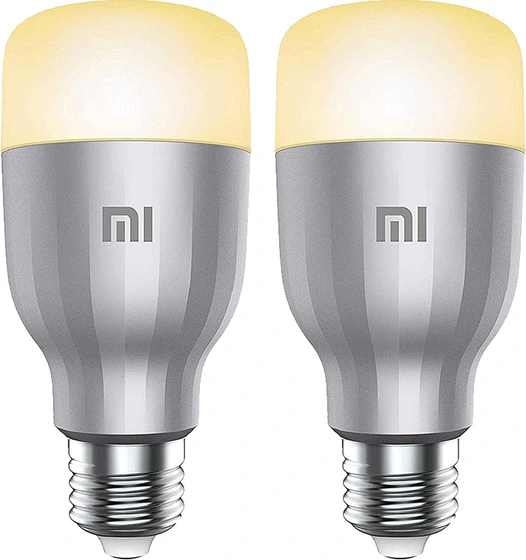 خرید و قیمت لامپ هوشمند پک 2 عددی Xiaomi 2Pcs Mi Smart Led Bulb Colorful 950 - 9W 950 Lumens ...