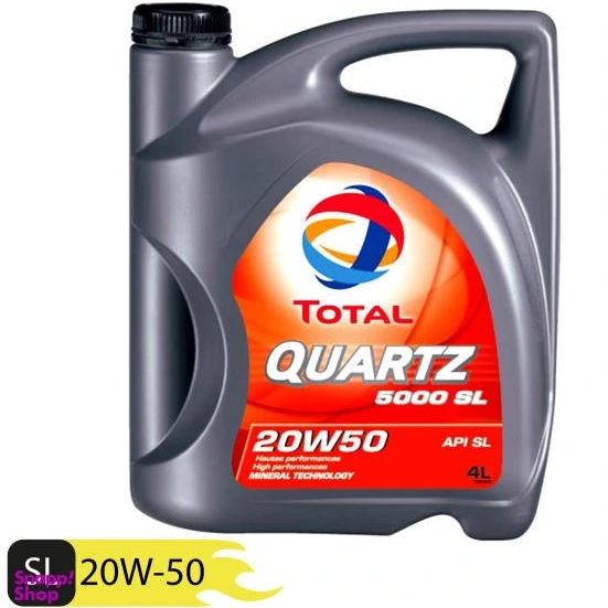 خرید و قیمت روغن موتور خودرو به توتال مدل Quartz 5000 SL حجم 4 لیتر | ترب
