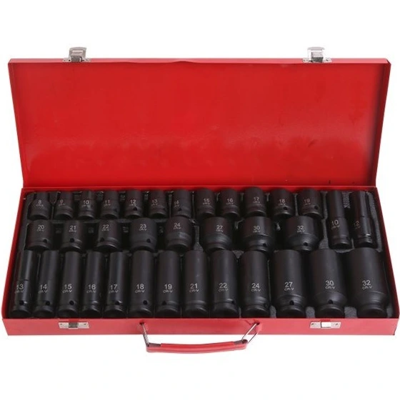 خرید و قیمت جعبه بکس مشکی 35 پارچه بلند و کوتاه LK مدل E9183 | ترب