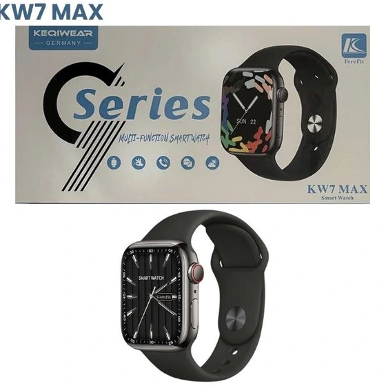 خرید و قیمت ساعت هوشمند KEQIWEAR KW7 max - مشکی | ترب