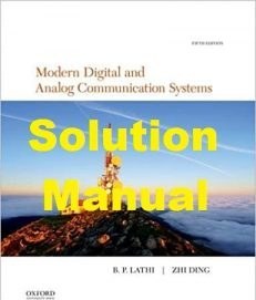 خرید و قیمت Solution Manual for Modern Digital and Analog Communication Systems – Bhagwandas ...