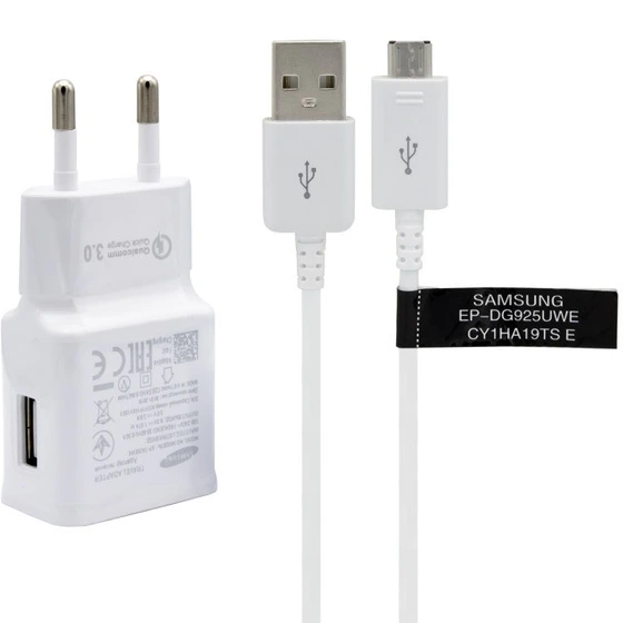 خرید و قیمت کابل میکرو usb و کلگی فست شارژ اورجینال سامسونگ مدل s7 | ترب