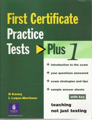 خرید و قیمت دانلود کتاب First Certificate Practice Tests Plus 1 with ...