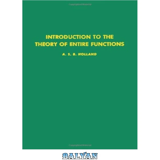 خرید و قیمت دانلود کتاب Introduction To The Theory Of Entire Functions