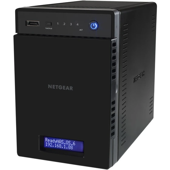 خرید و قیمت ذخیره ساز تحت شبکه 4 دیسک Netgear ReadyNAS RND 4D استوک | ترب