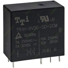 خرید و قیمت رله کتابی تی تی آی 9 ولت 5 آمپر 8 پایه TTI TRIH-9VDC-SD-2CM ...