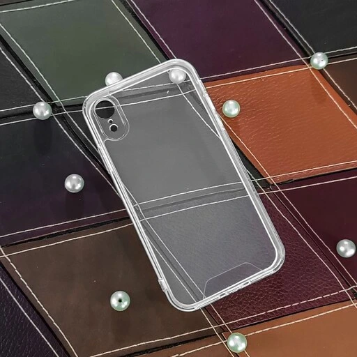 خرید و قیمت قاب شفاف آیفون Xr ایکس آر اسپیس طلقی شیشه ای ترب