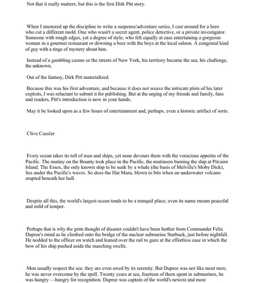 خرید و قیمت کتاب Dirk Pitt Adventures 01 – Pacific Vortex (نسخه کامل) | ترب