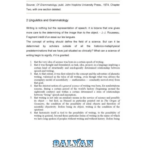 خرید و قیمت دانلود کتاب Of Grammatology | ترب