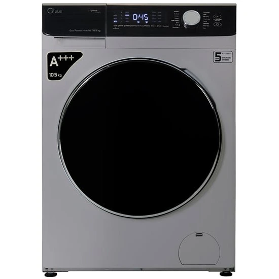 خرید و قیمت ماشین لباسشویی جی پلاس 10.5 کیلویی مدل GWM-M105T | ترب