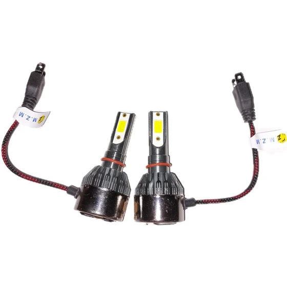 خرید و قیمت هدلایت سفید h7 مارک MZM مدل d55 pro بسته دو عددی | ترب