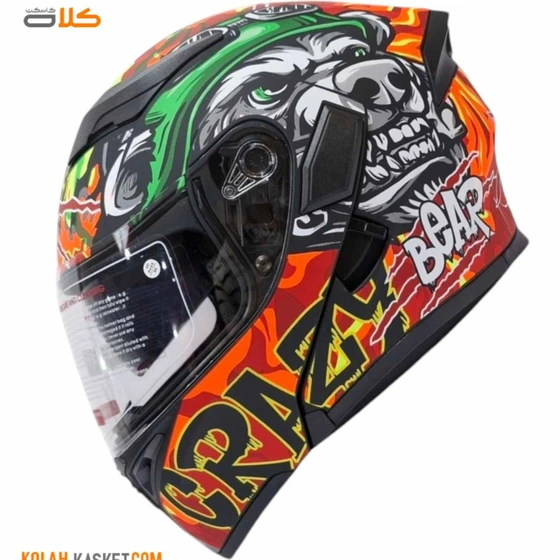 خرید و قیمت کلاه کاسکت فک متحرک DA1 مدل 102 GRAZ BEAR | ترب