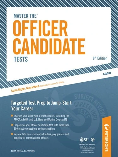 خرید و قیمت دانلود کتاب Master the Officer Candidate Tests [8 ed.] | ترب