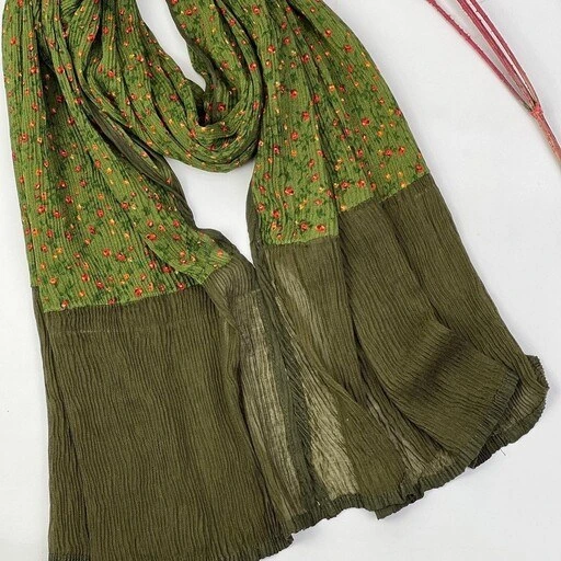 خرید و قیمت شال نخی وارداتی سبز رنگ زیبا و با کیفیت | ترب